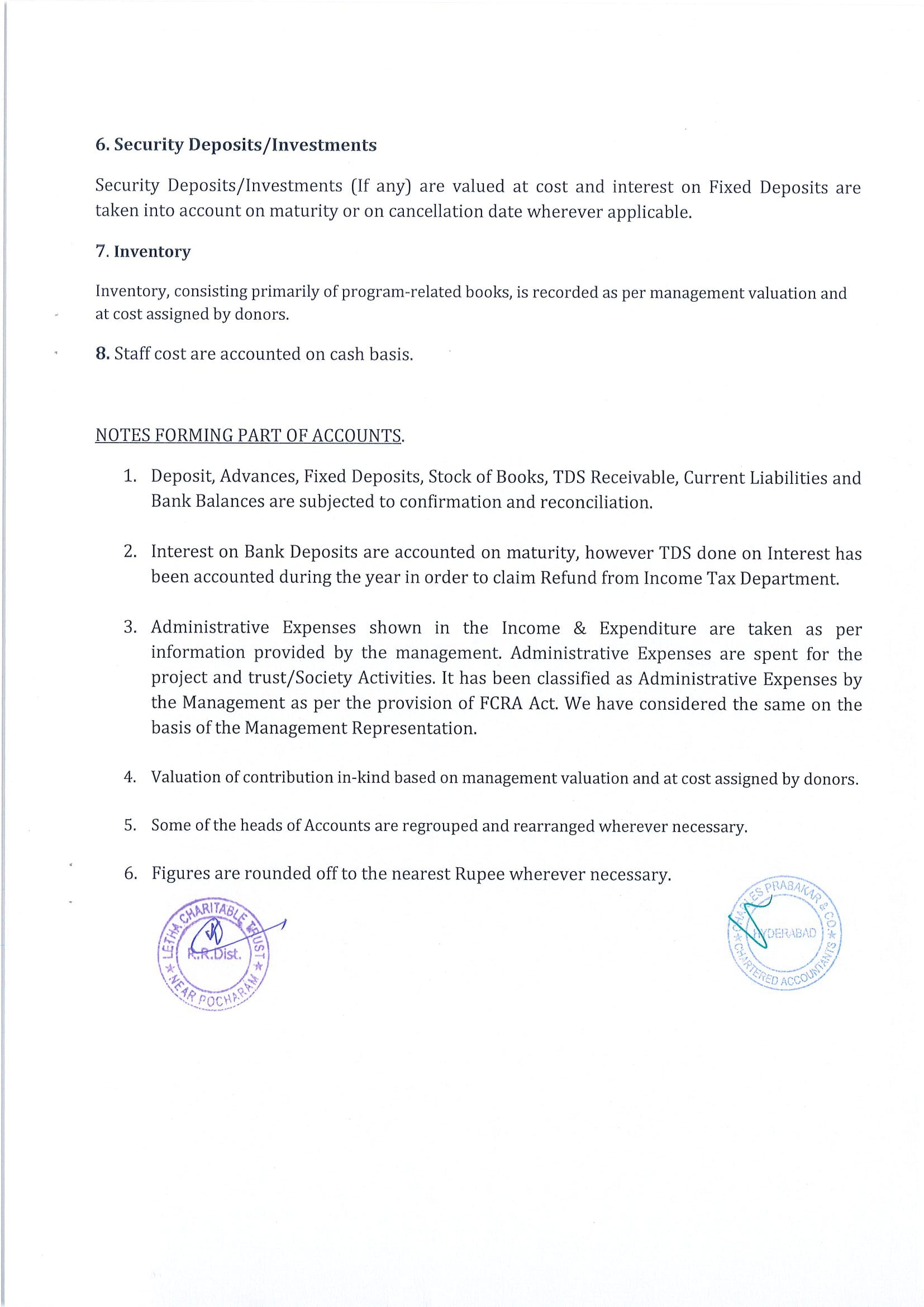 Audit Report 2021 – 2022 – LCT